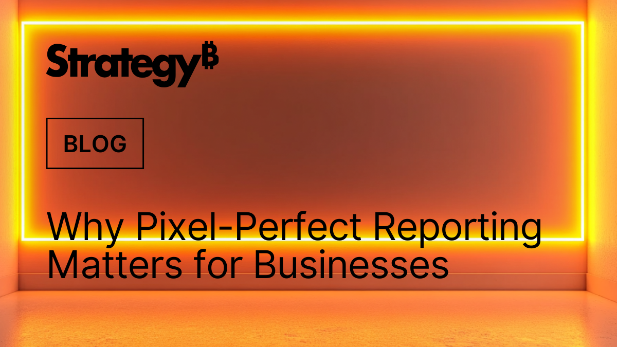 Why Pixel-Perfect Reporting Matters for Businesses