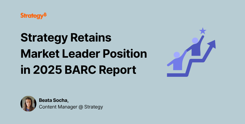 Strategy Retains Market Leader Position in 2025 BARC Report