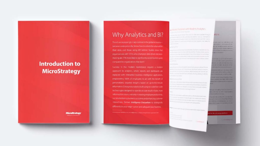 Introduction to MicroStrategy Brochure
