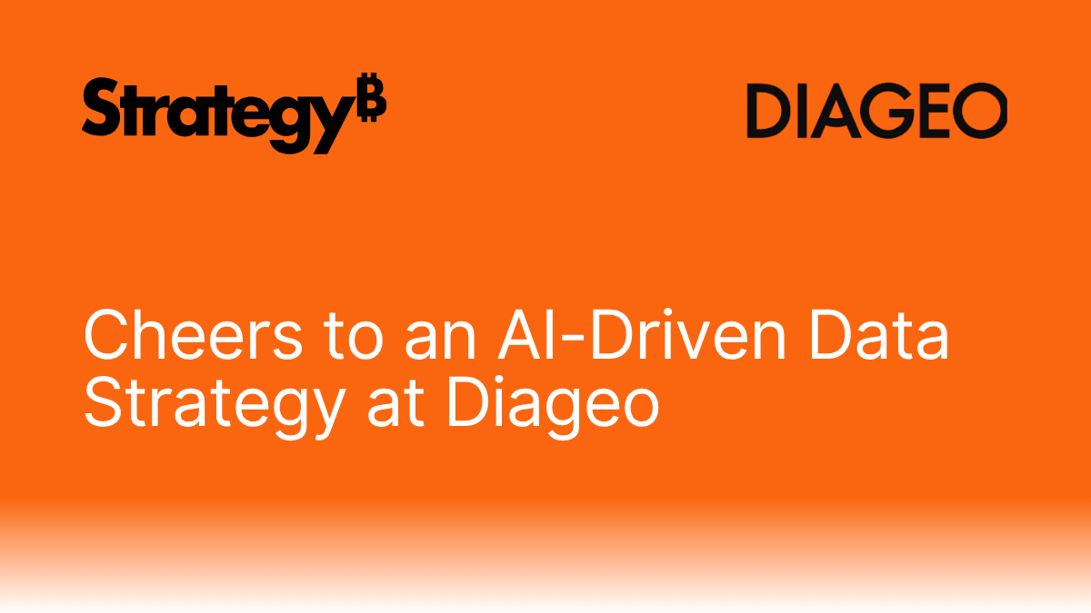 Cheers to an AI-Driven Data Strategy at Diageo