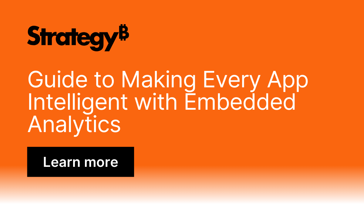 Guide to Making Every App Intelligent with Embedded Analytics