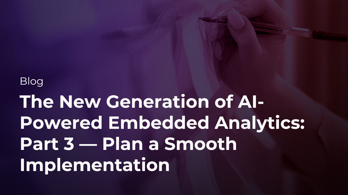 Implementación del plan de analítica embebida basada en IA