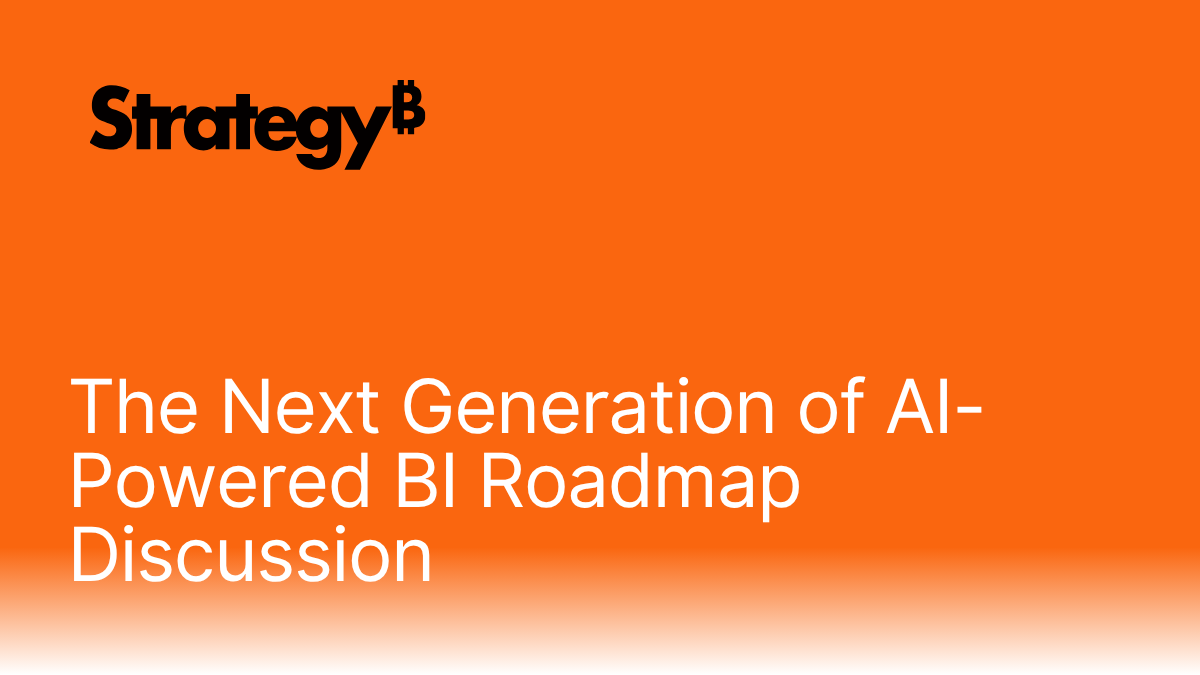 The Next Generation of AI-Powered BI Roadmap Discussion