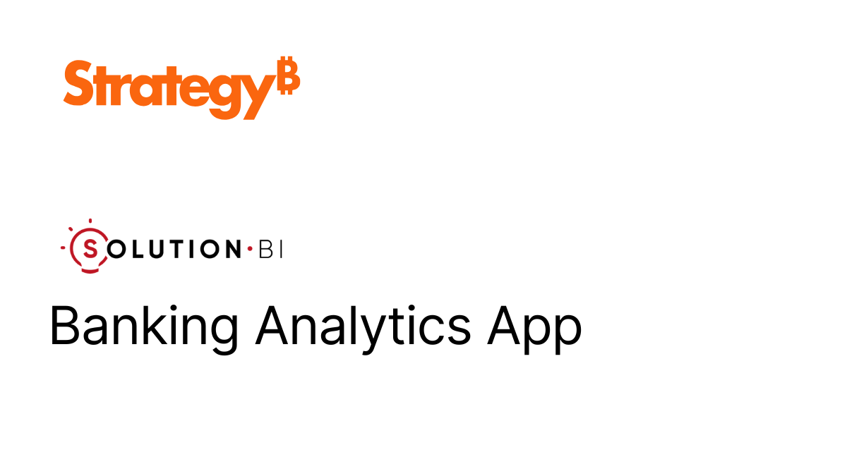 Banking Analytics App Solution BI