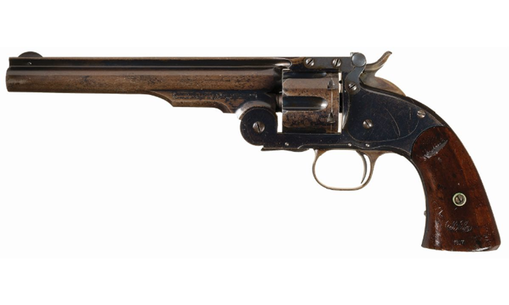 Pictured: U.S. Smith & Wesson Model 3 Schofield Second Model Lot #3123 Rock Island Auction June ...