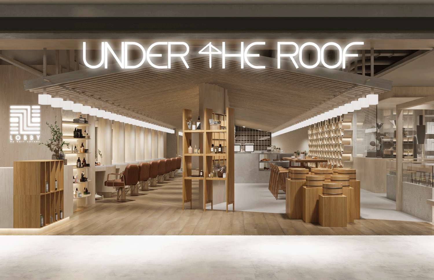 圍方 | Under the roof : Lobby Hair Corner
