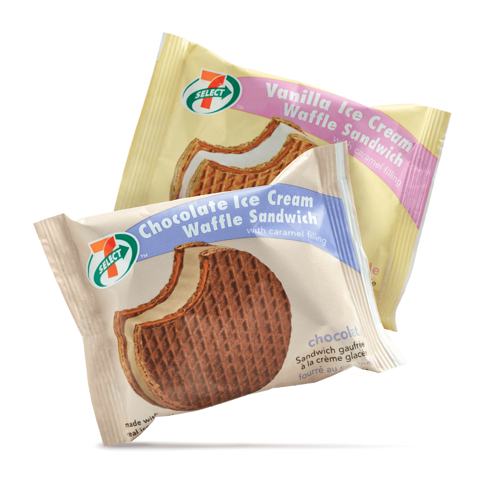 7-Select Ice Cream Waffle Sandwich | 7-Eleven