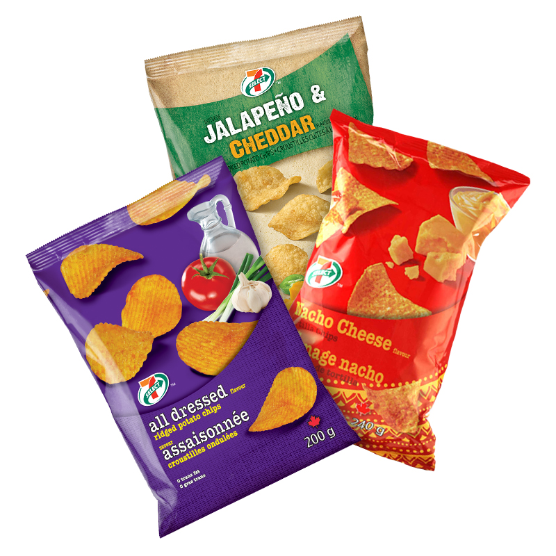 7-Select Potato and Tortilla Chips | 7-Eleven