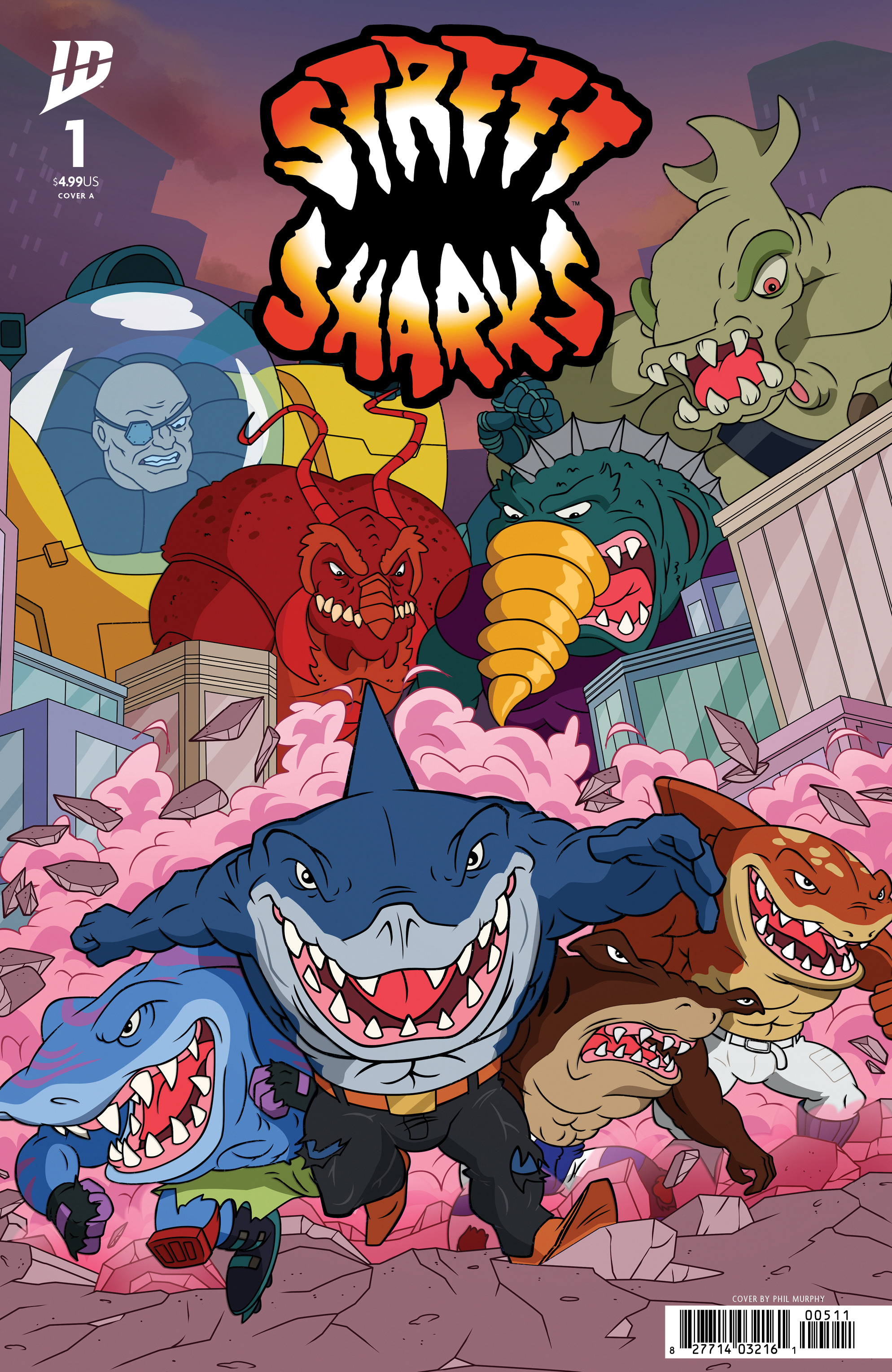 Mattel and IDW Publishing to Launch “Street Sharks” Comic Series This September