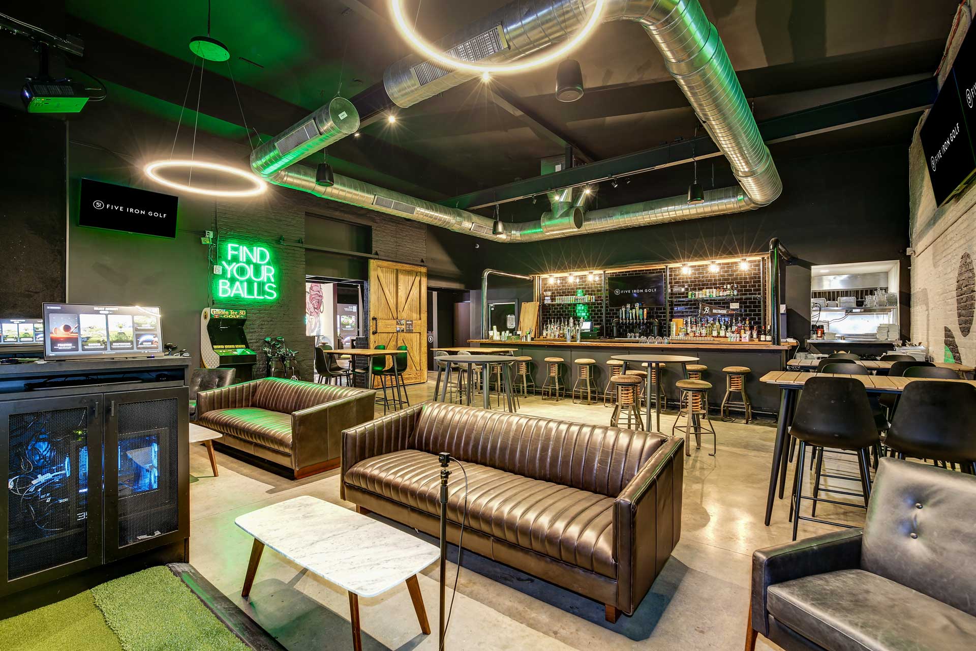 Indoor Golf Simulator Bar Baltimore, Driving Range, Lessons, & Parties ...