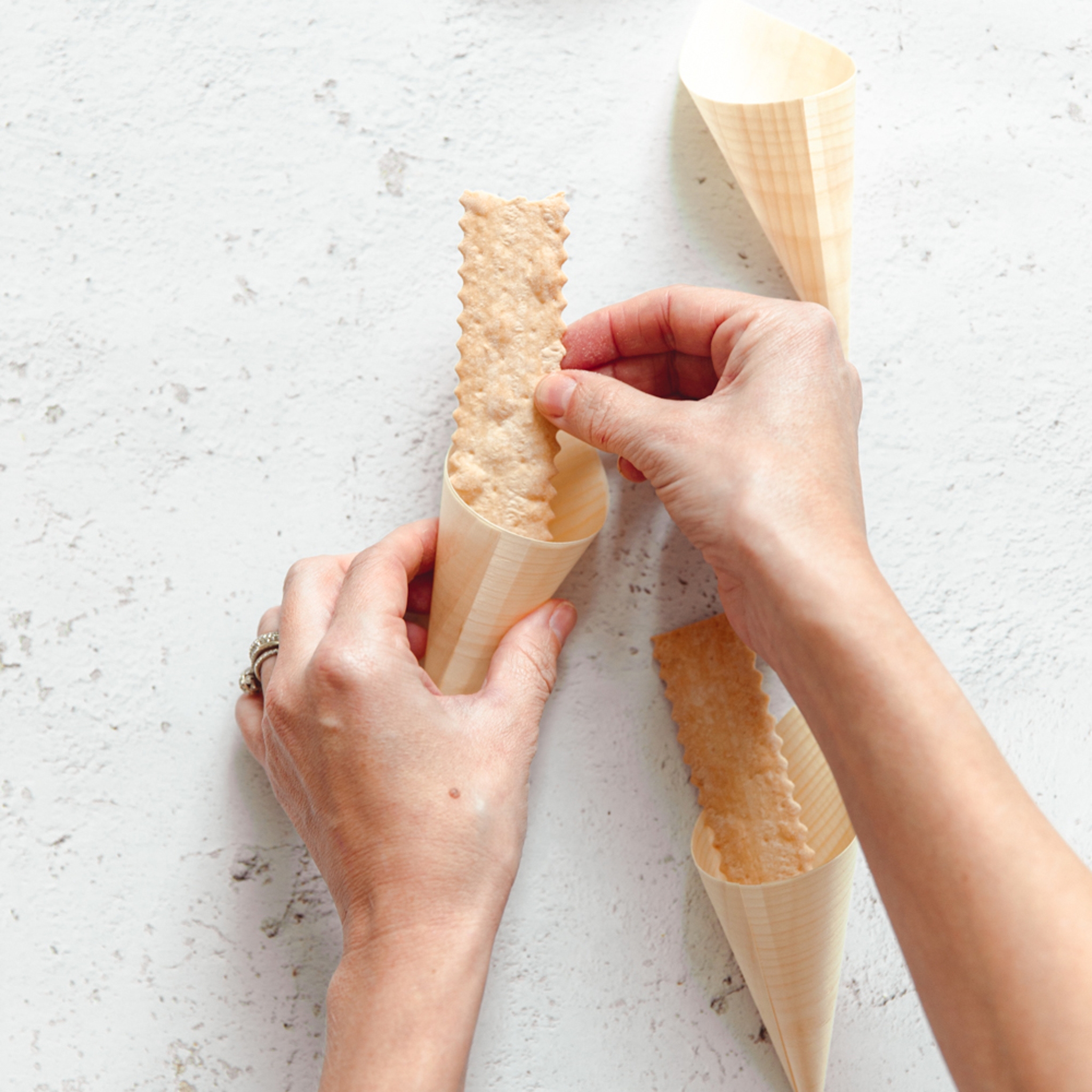 Personal Charcuterie Cones Recipe | The Table by Harry & David