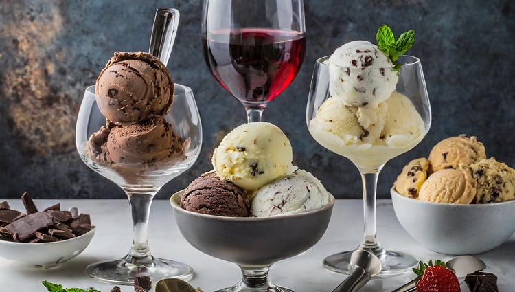 4 Wine and Ice Cream Pairings | Cheryl's Cookies