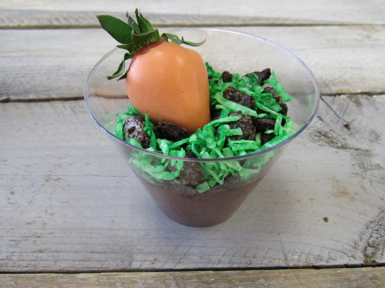 How to Make Spring Garden Pudding "Dirt" Cups | Berry Chatty