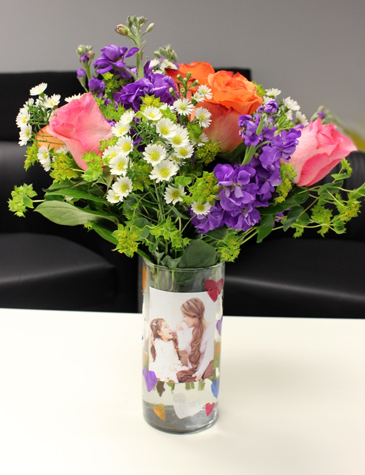 DIY Mother's Day Photo Vase Craft | Petal Talk
