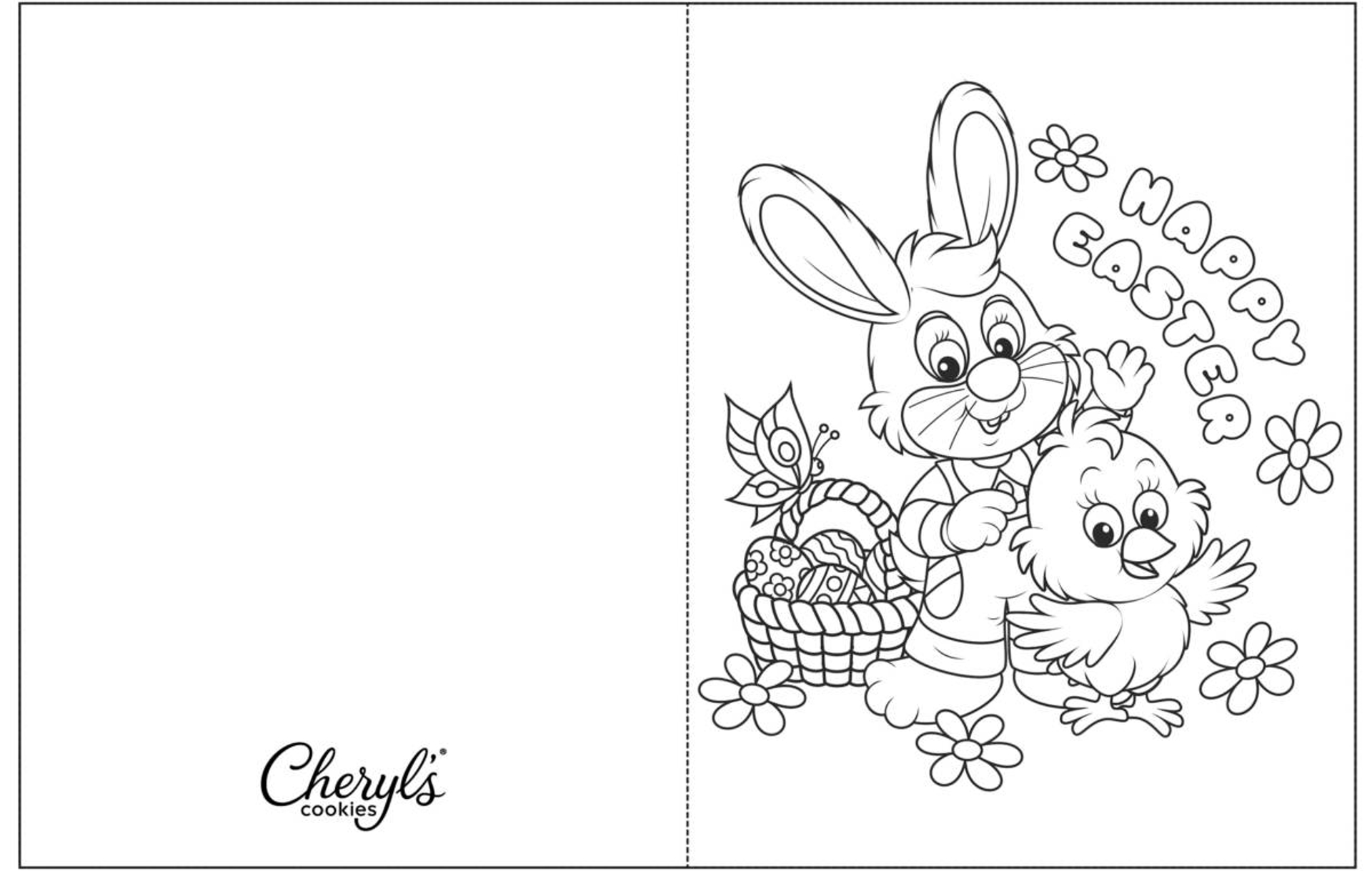 Printable Easter Coloring Pages and Easter Cards | Scrumptious Bites