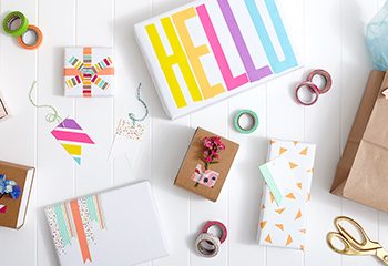 Spring DIY: Washi Tape Gift Wrap | Shari's Berries