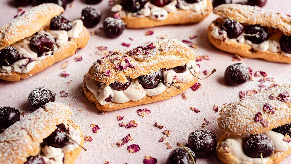 Cherry Éclair Recipe | The Table by Harry & David