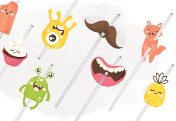 12 Fun Straw Toppers for Your Favorite Drink - Shari's Berries