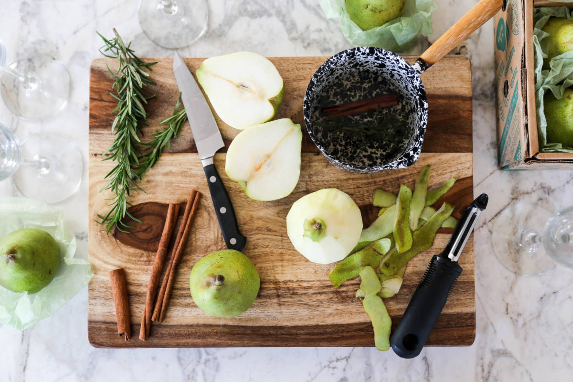 Spiced Pear Bellini Recipe | The Table by Harry & David