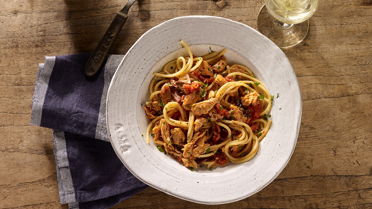 Easy Puttanesca Recipe with Canned Salmon | Vital Choice