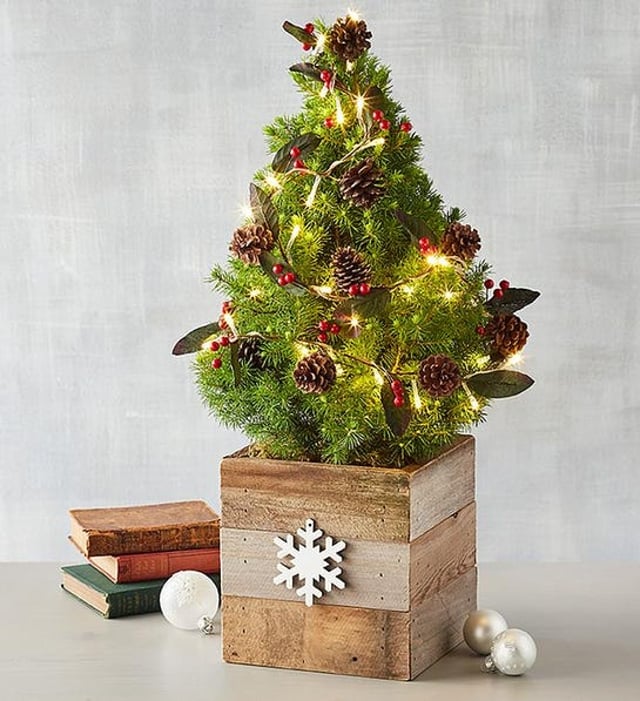 DIY Tabletop Christmas Tree | Petal Talk