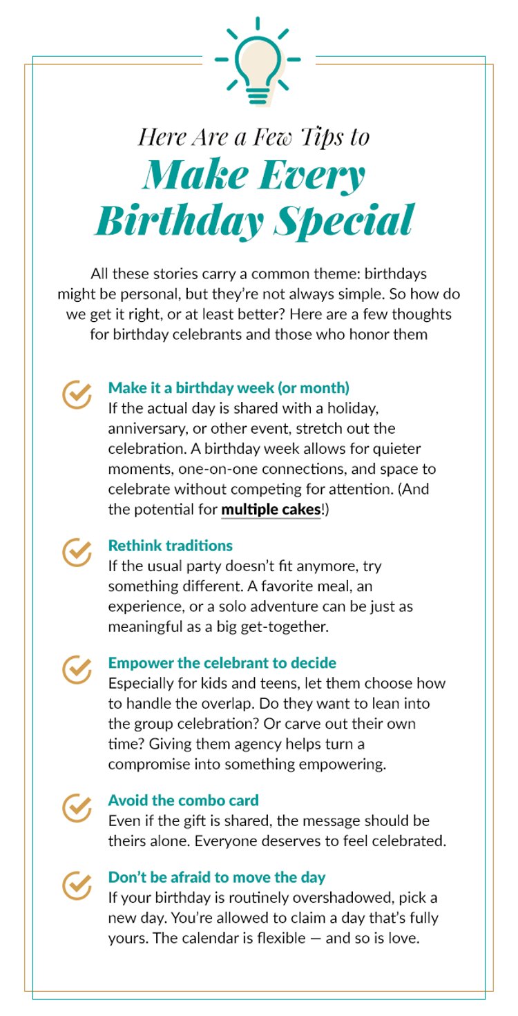How to Reclaim Birthdays That Get Lost in the Shuffle