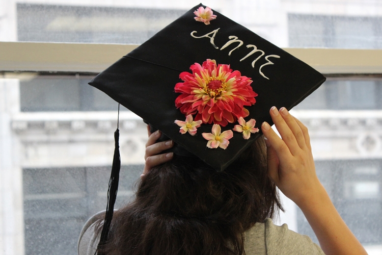 How to Decorate a Graduation Cap with Flowers | Petal Talk