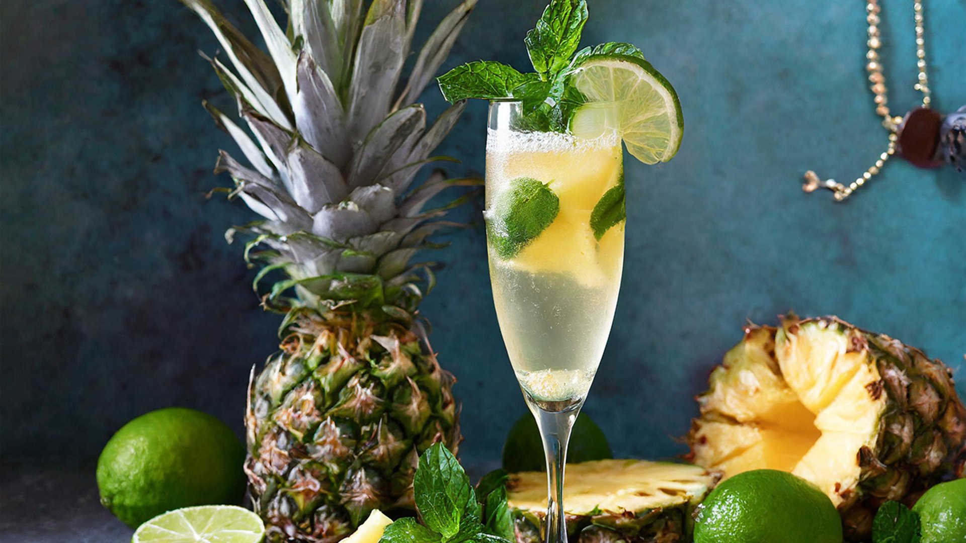 Sparkling Pineapple Cocktail Recipe | The Table by Harry & David