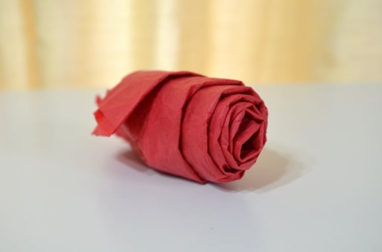 Valentine's Day Décor: Tissue Paper Roses | Petal Talk