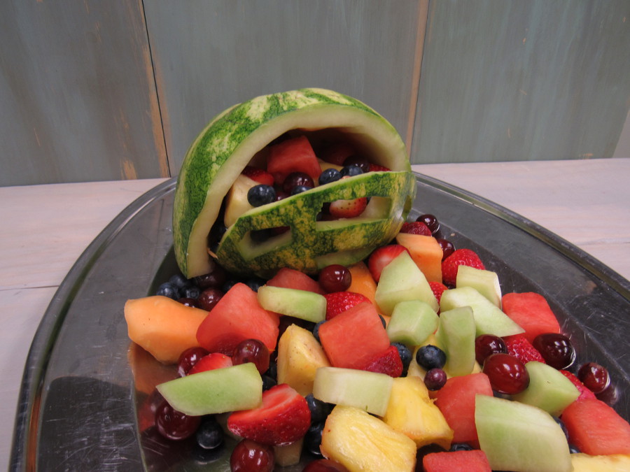 How to Make A Vodka Infused Fruit Football Helmet | Berry Chatty