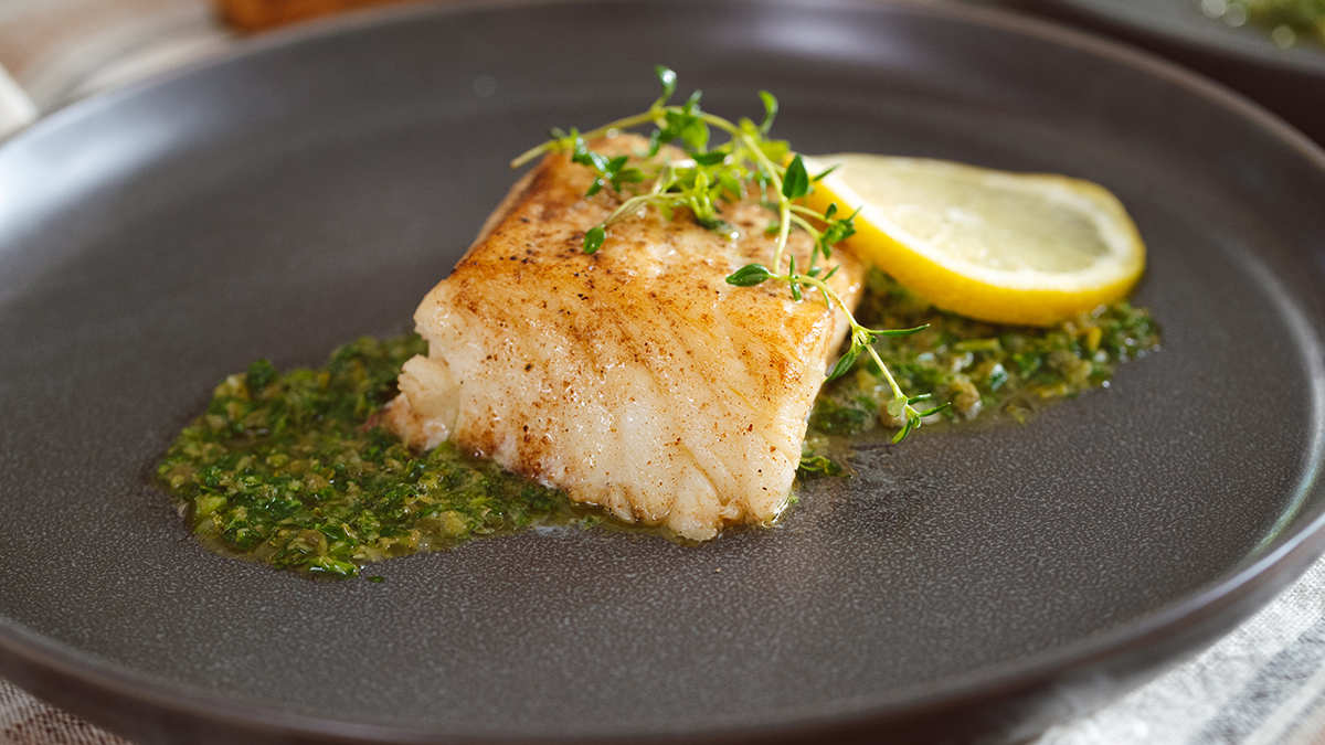 Chilean Seabass with Caper Relish | The Table by Harry & David