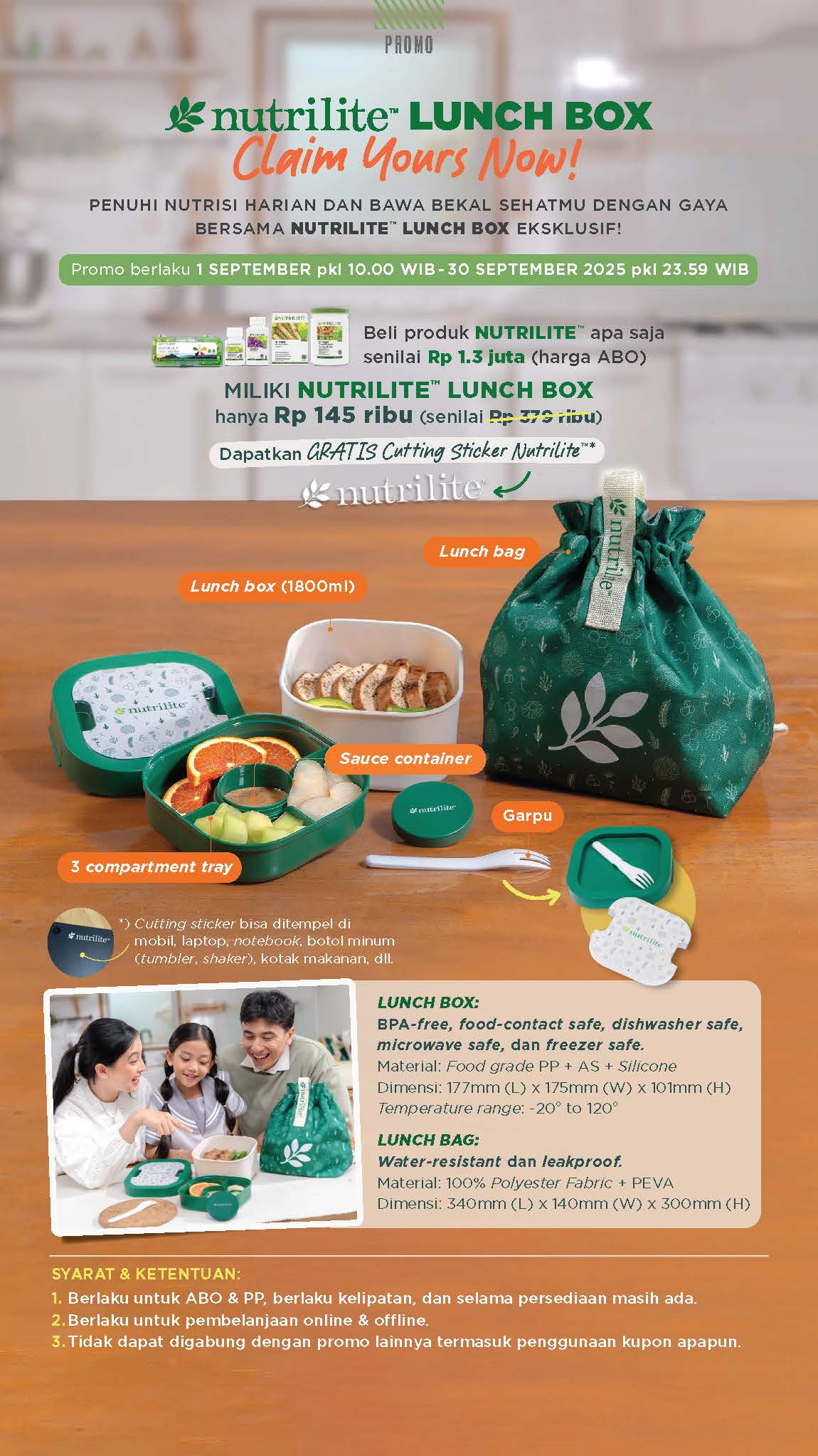 PROMO NUTRILITE LUNCH BOX