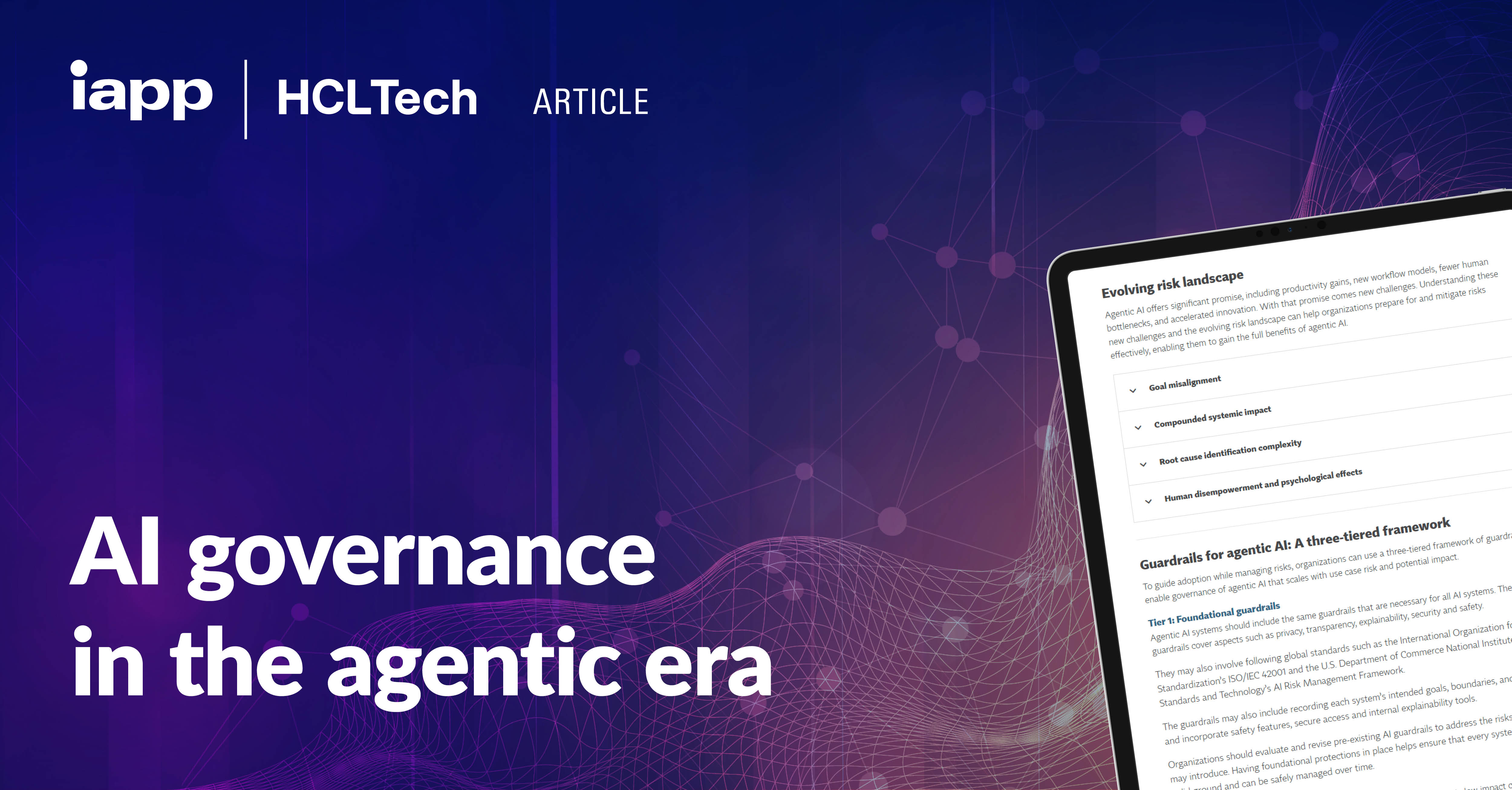 AI governance in the agentic era | IAPP