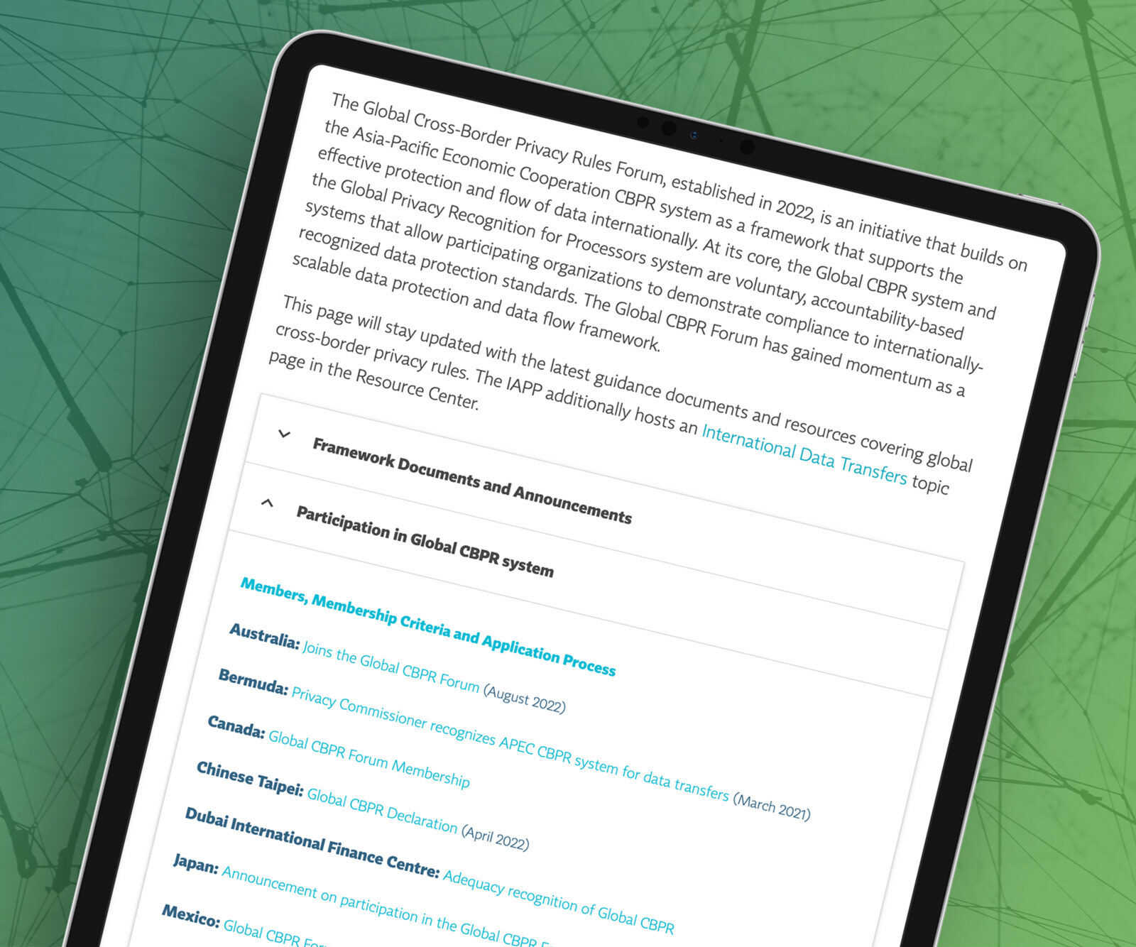 Global Cross-Border Privacy Rules – Guidance and Resources | IAPP