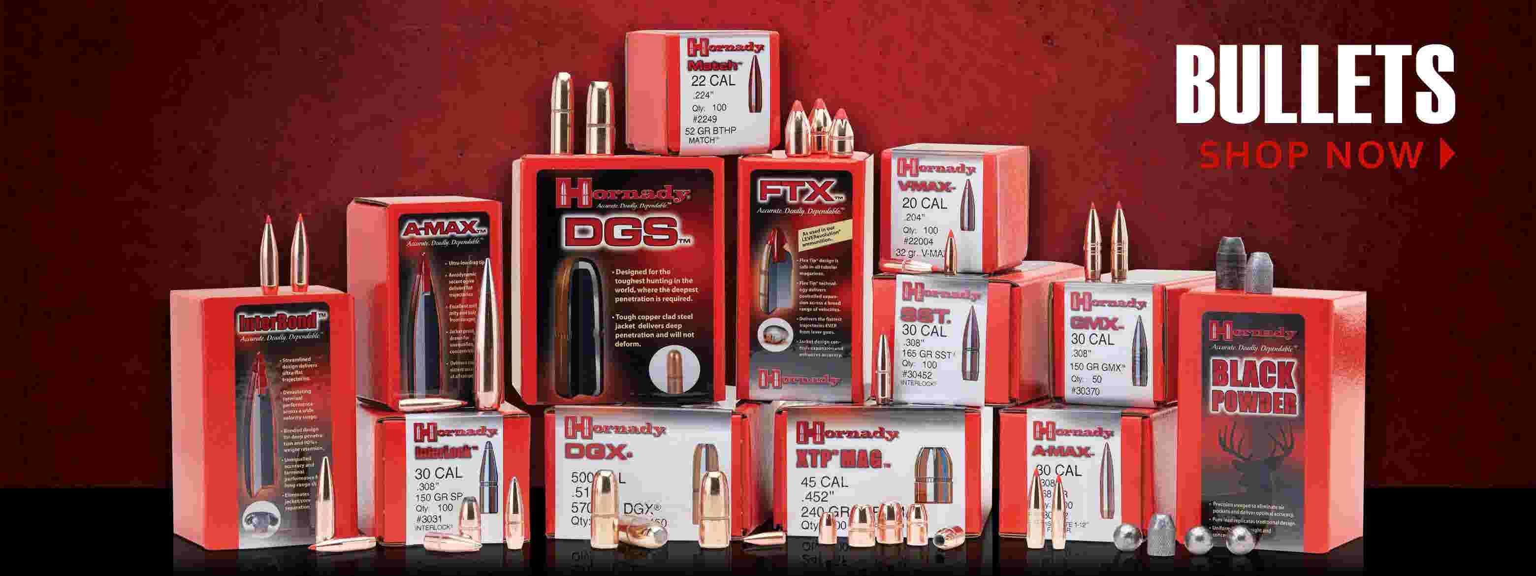 Hornady Ammo & Bullets | MidwayUSA