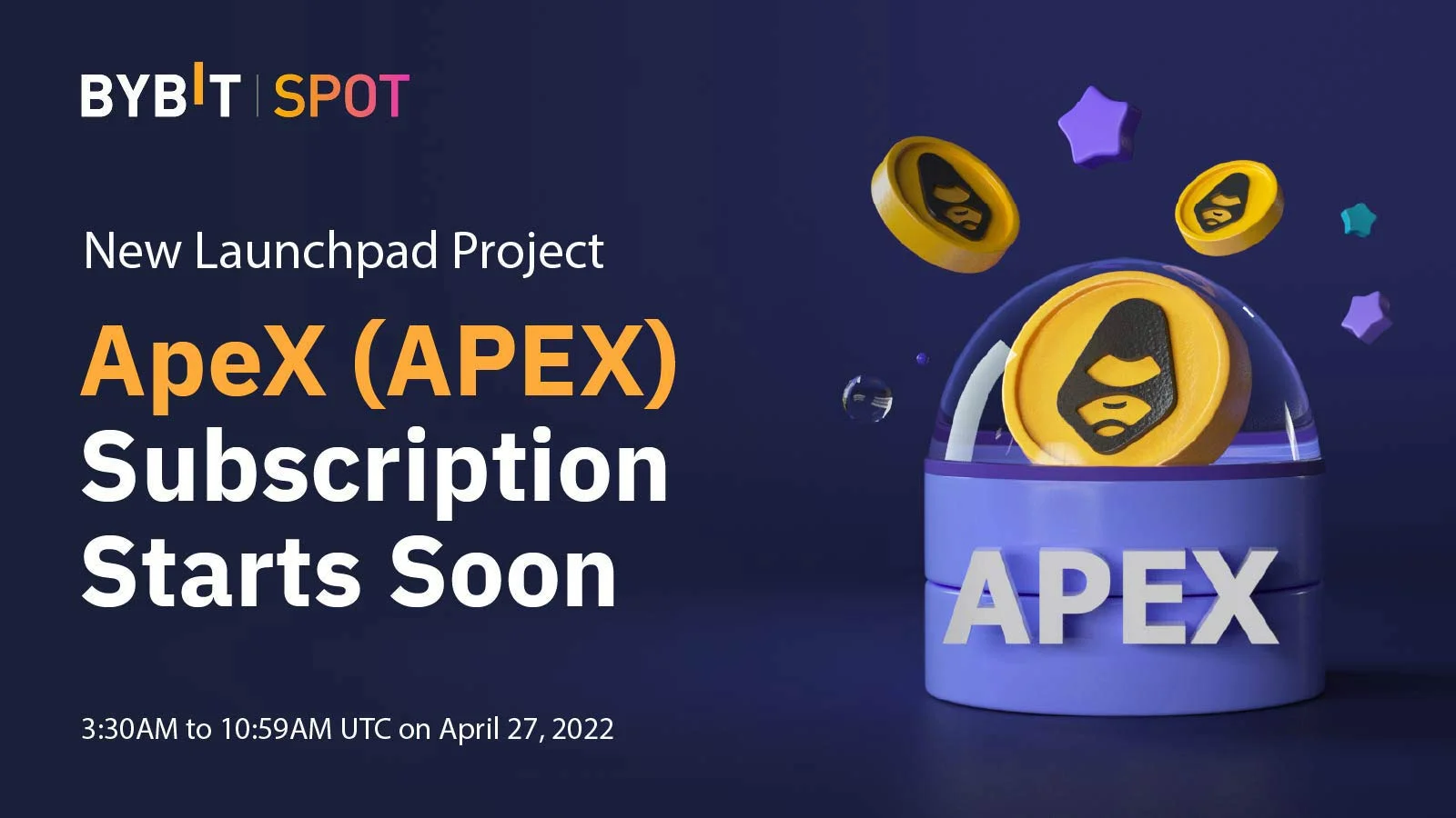 Bybit Blog | ApeX Protocol (APEX) on Launchpad: Subscription and Lottery Start Soon
