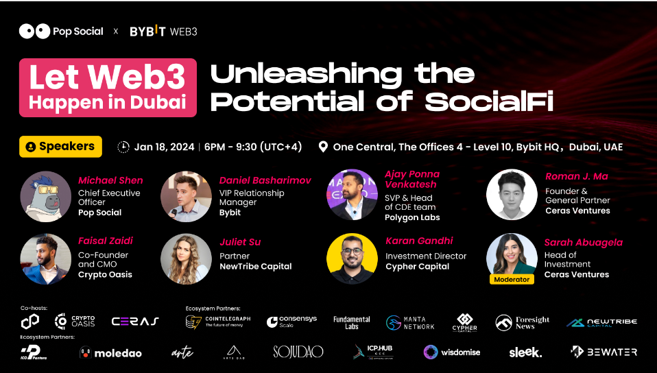 Bybit Blog | SocialFi Summit Event Review: Let Web3 Happen in Dubai Bybit Blog | SocialFi Summit Event Review: Let Web3 Happen in Dubai