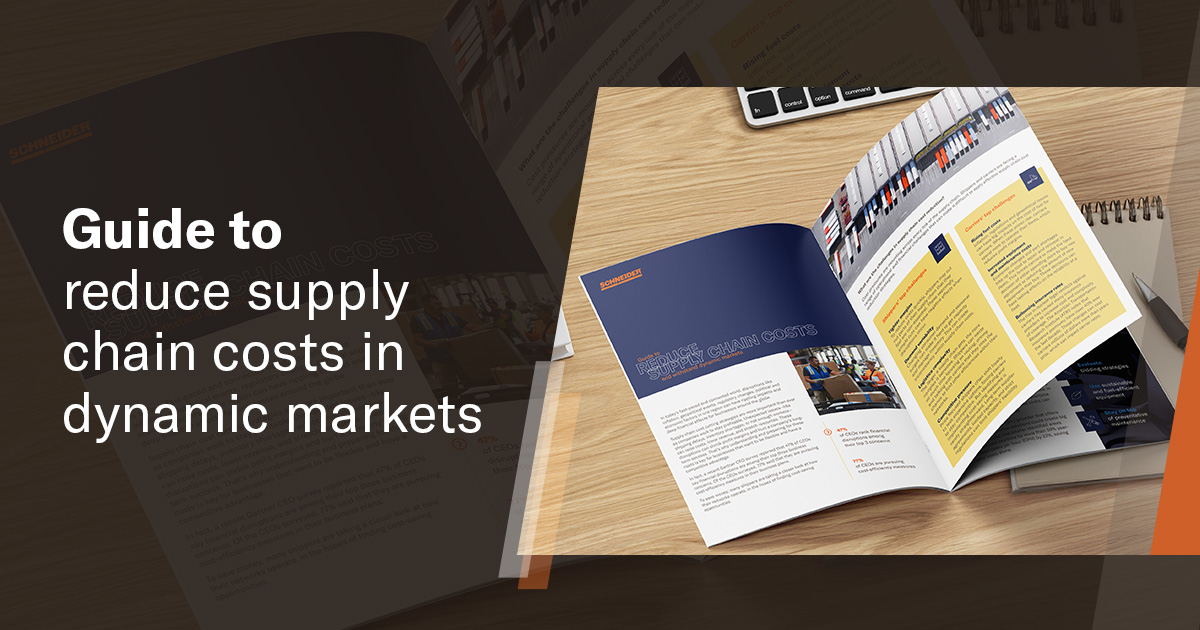 Guide to reduce supply chain costs and withstand dynamic markets | Schneider