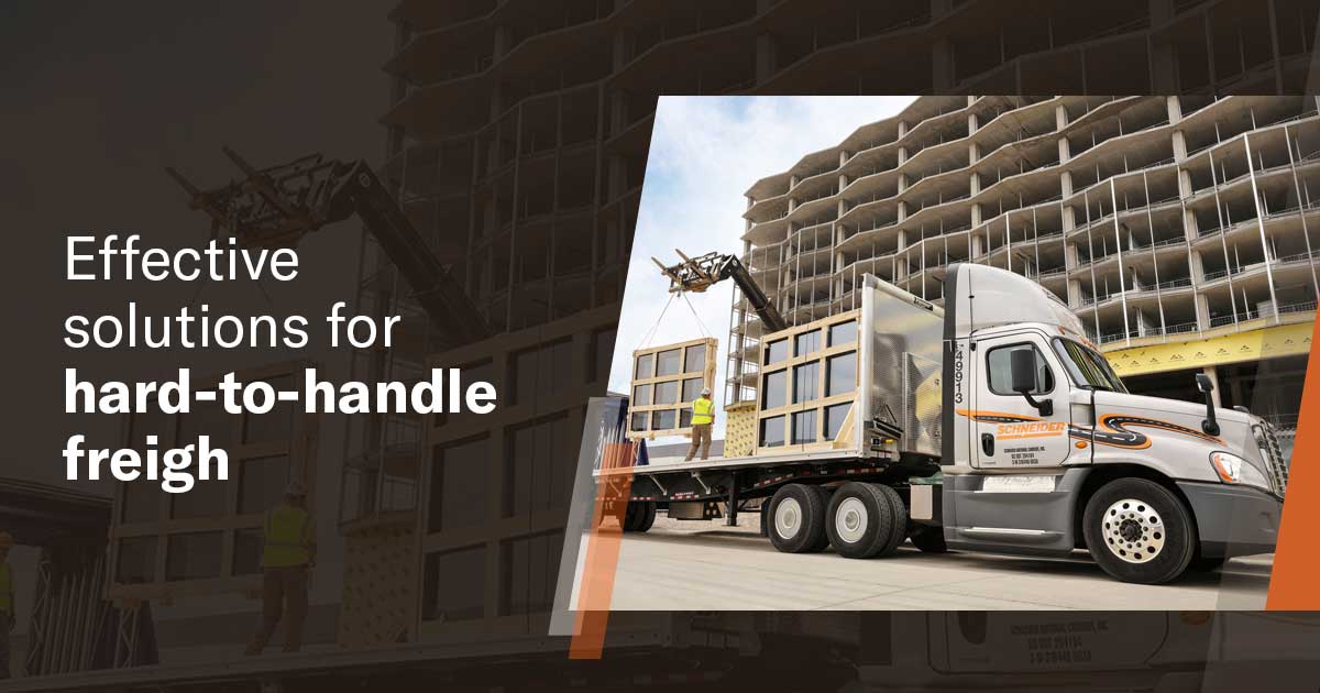 Heavy Equipment & Construction Shipping | Schneider