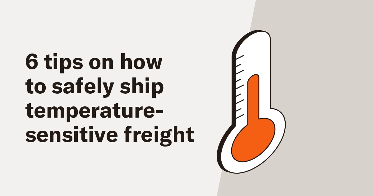 Safely shipping temperature-controlled freight | Schneider