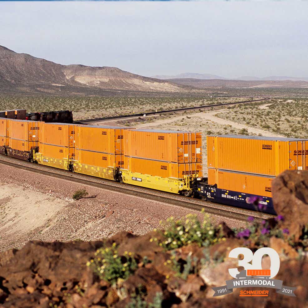 Intermodal and Rail Shipping Service | Schneider