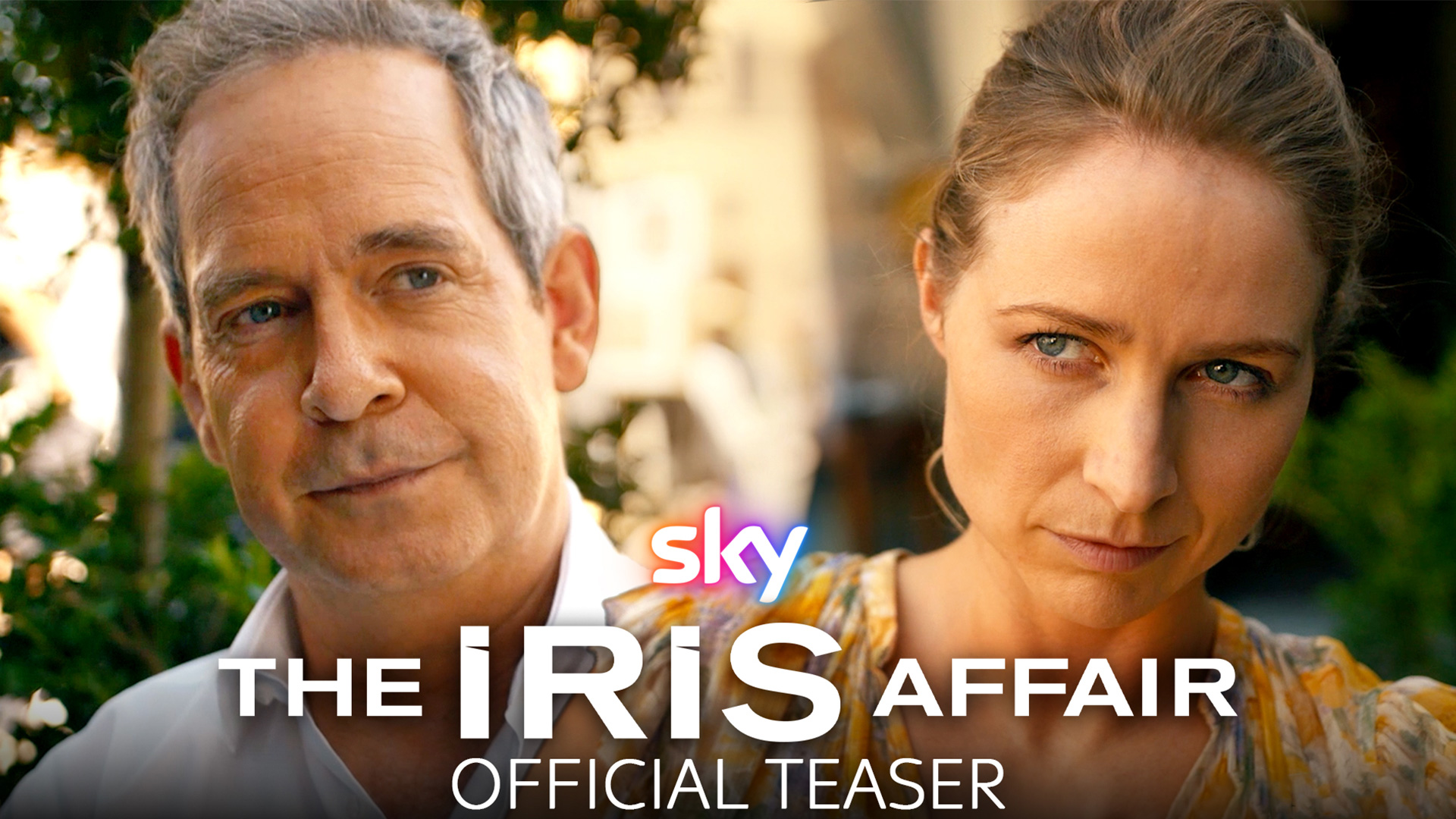 Tease revealed for sun-drenched thriller The Iris Affair, starring Niamh Algar and Tom Hollander ...