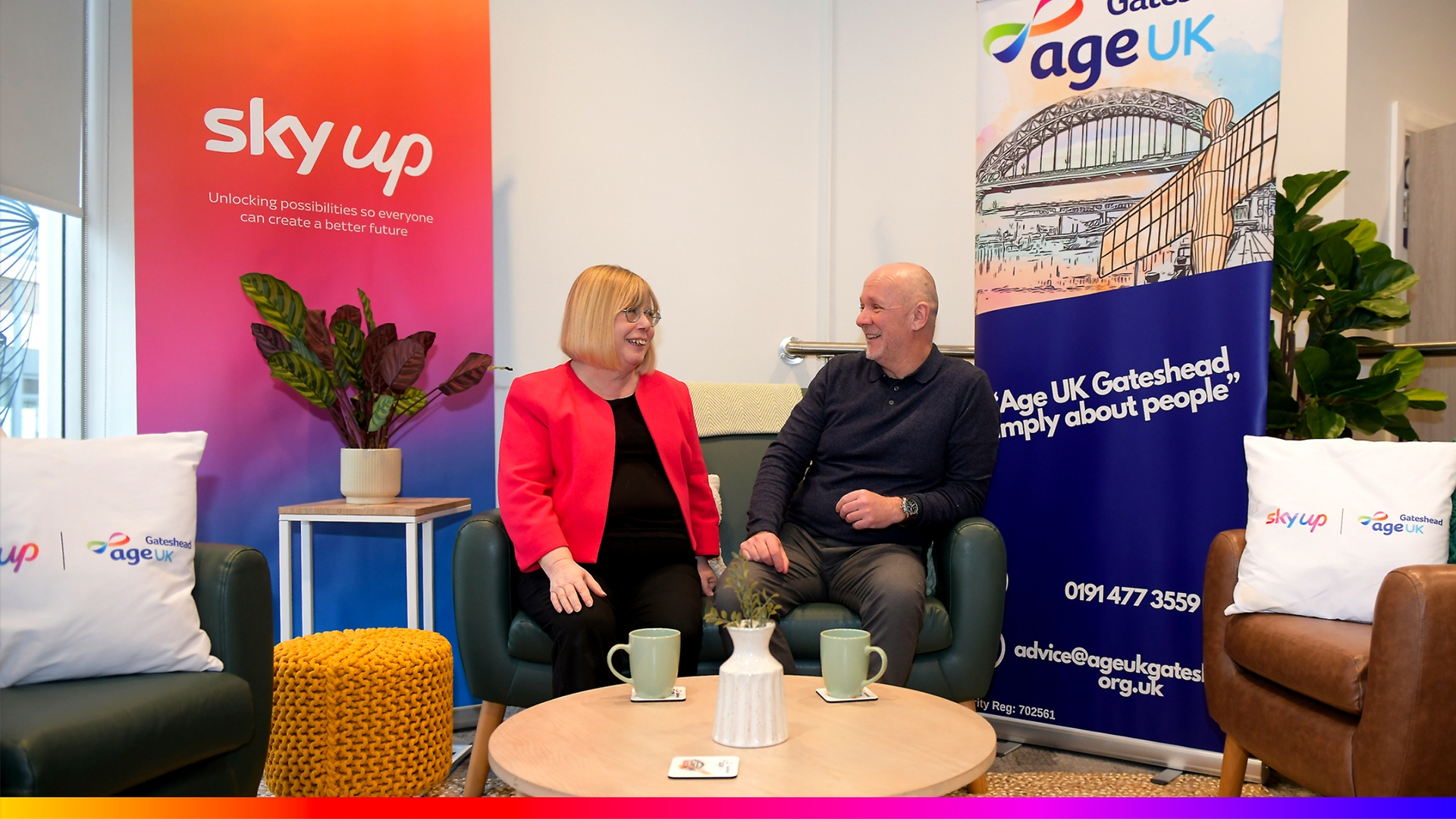 Sky partners with Age UK Gateshead to open first Flagship Sky Up ...
