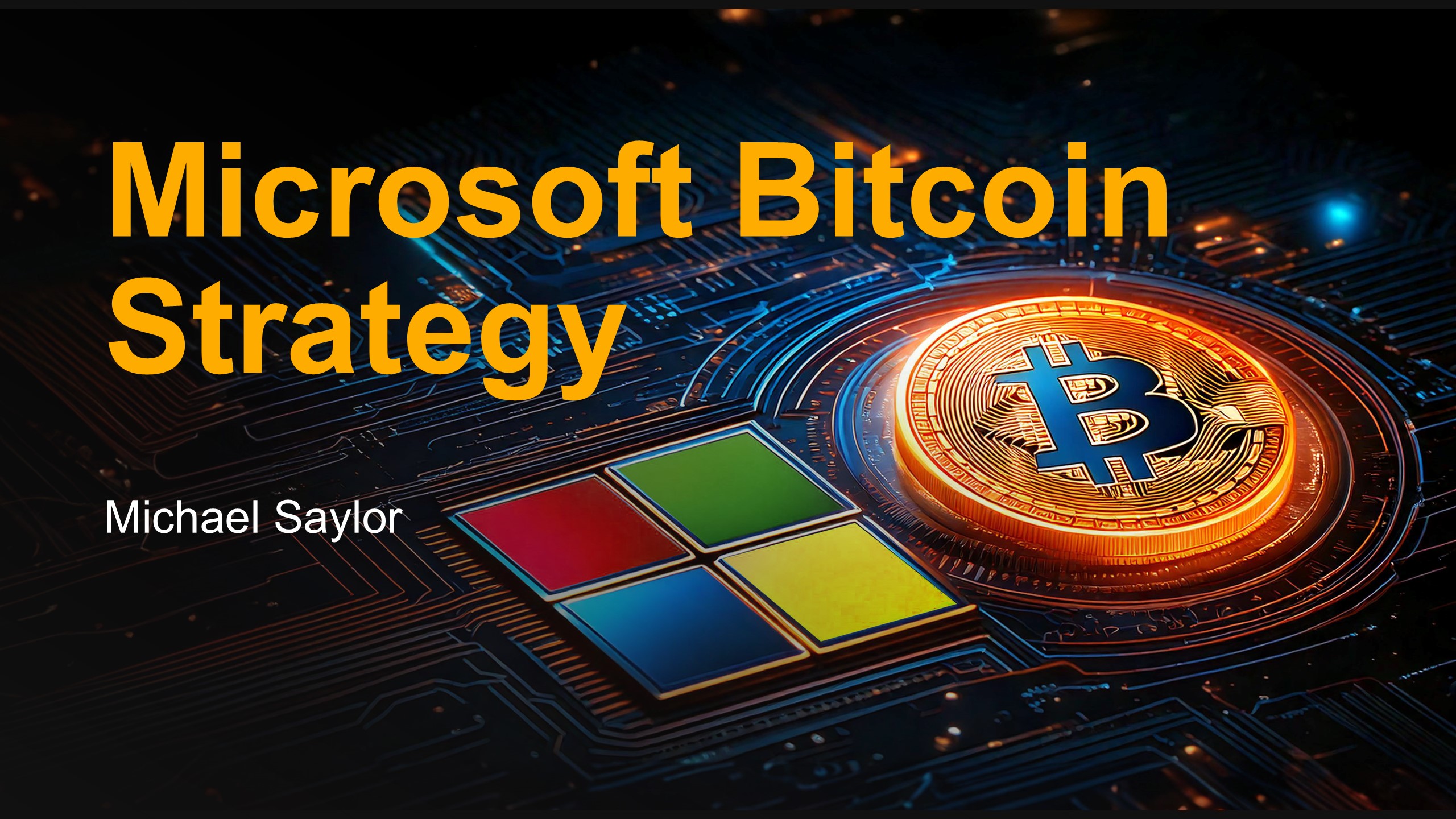 Microsoft Bitcoin Strategy