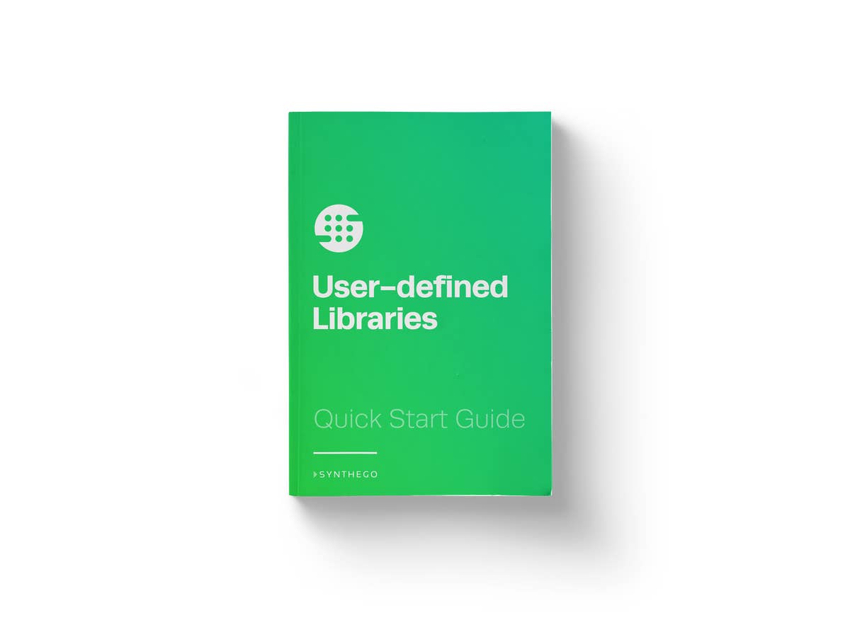 User Defined Libraries Quick Start Guide