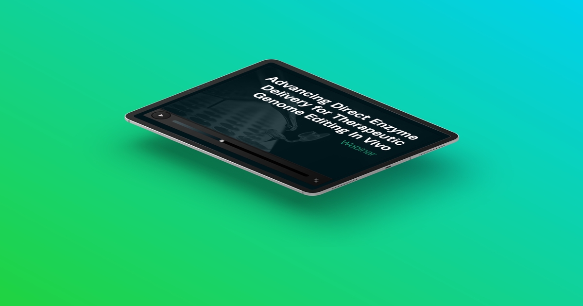 Advancing Direct Enzyme Delivery For Therapeutic Genome Editing In Vivo