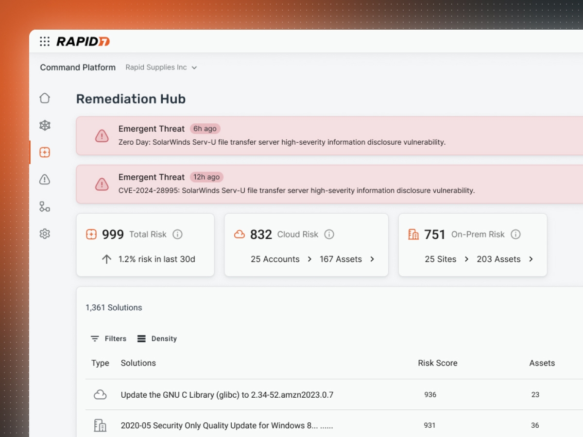 Exposure Command: Hybrid Exposure Management - Rapid7