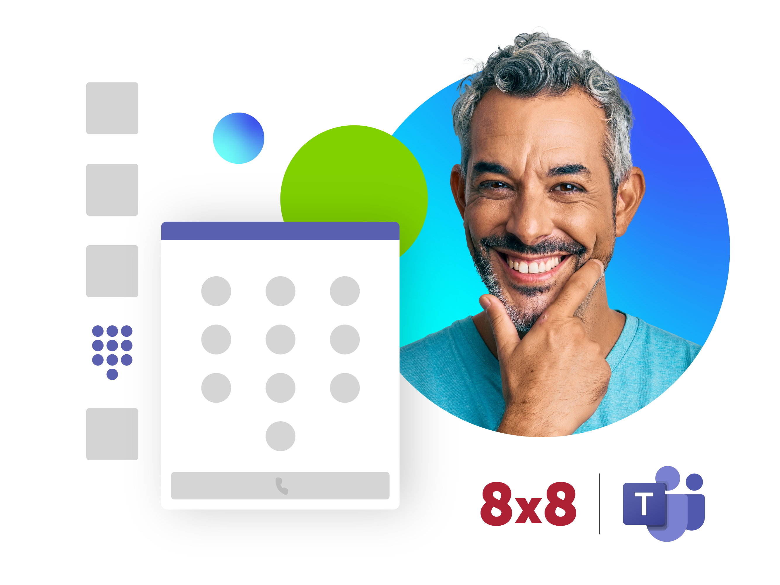 8x8 Microsoft Teams Collages 8x8 Phone App For Microsoft Teams Png