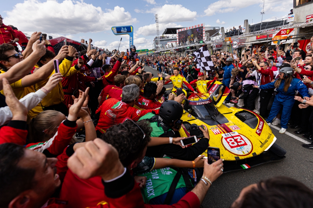 AF Corse leads third straight Ferrari Le Mans triumph | RACER