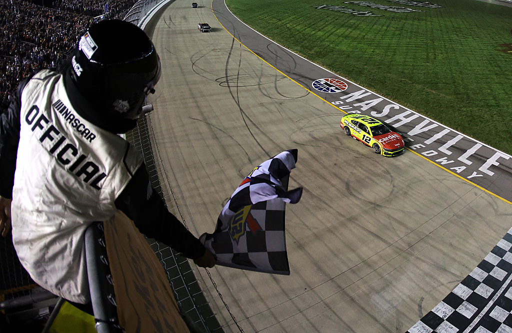 Blaney completes Penske playoff entries with commanding Nashville win ...